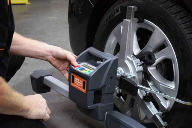Lowered car alignment